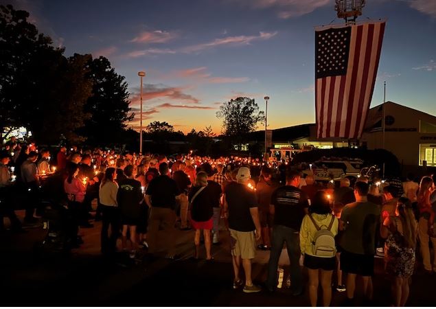 Emotional Night at Candlelight Vigil for Fallen Osage Beach Police ...