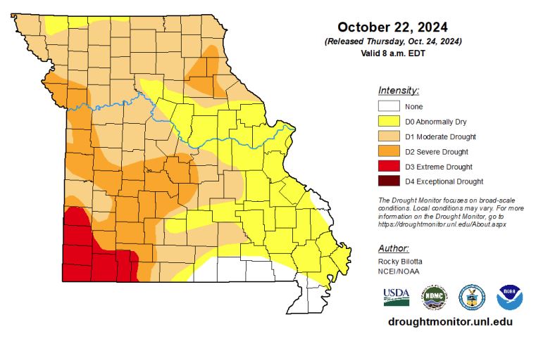 Gov. Parson Declares Drought Across Most of Missouri – News/ Talk KRMS