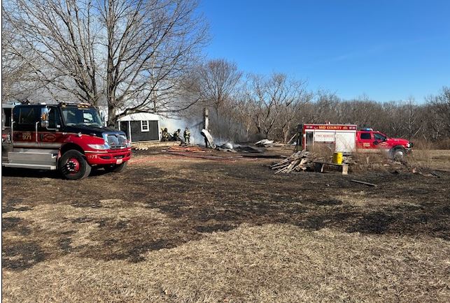 Structures Damaged After Natural Cover Fire – News/ Talk KRMS