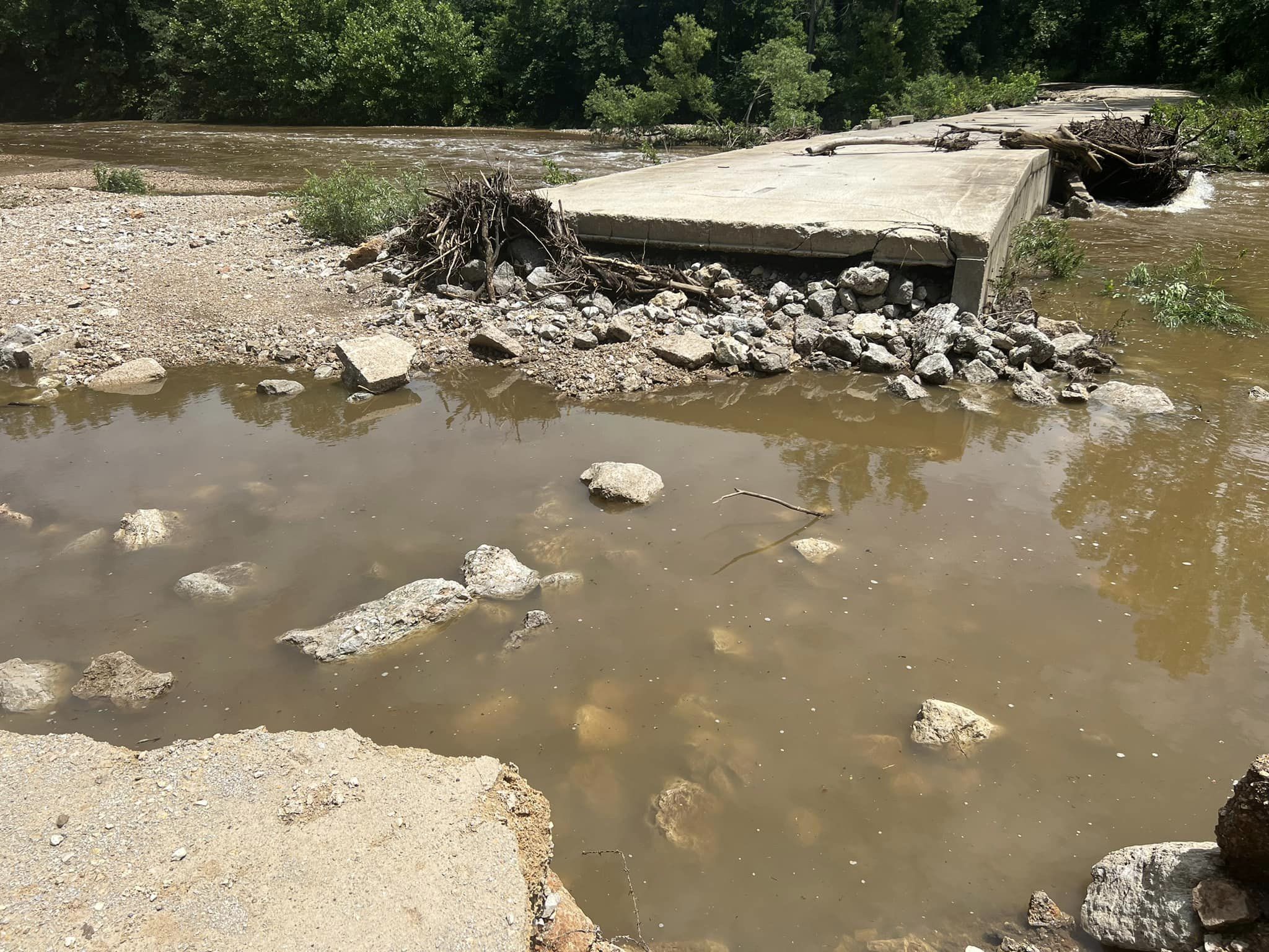 Weekend Flooding Washes Out Area Low Water Crossings – News/ Talk KRMS