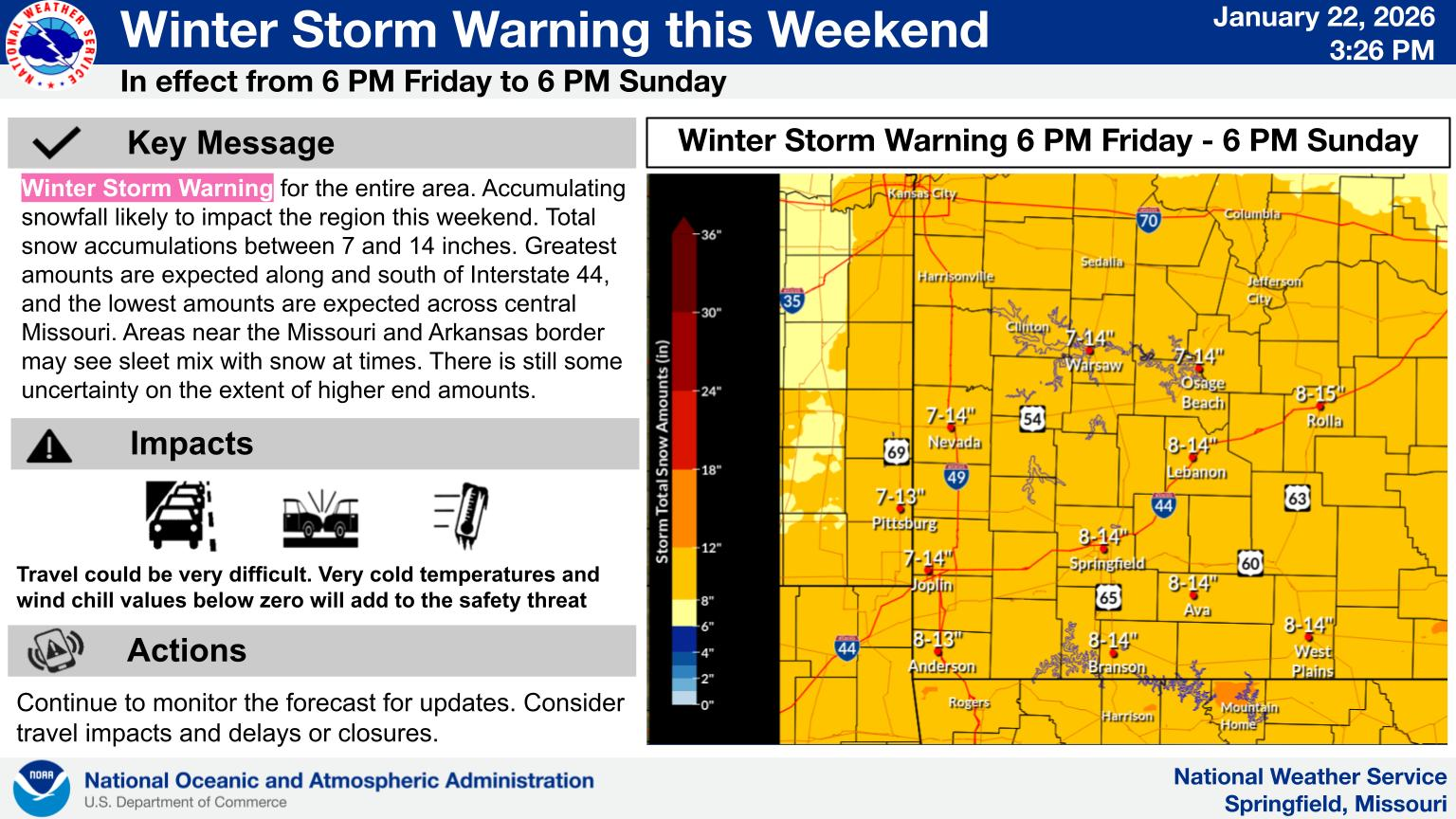 Winter Storm & Extreme Cold Warnings Issued For The Entire Lake Region ...